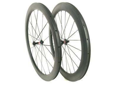 China Toray 700 van de Fietswielen van de Koolstofweg Voorzijde 50MM Achtergedeelte 60MM Novatec 271 Hub 372 Te koop