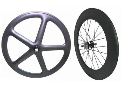 China La bici fija del engranaje rueda 5 el rayo 900g tubular, sola velocidad Wheelset 700c*25m m de Fixie en venta