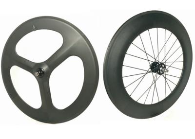 China El peso ligero 3 habló temperatura alta anti de la anchura de las ruedas 700C los 20MM de la bici de la pista del carbono en venta