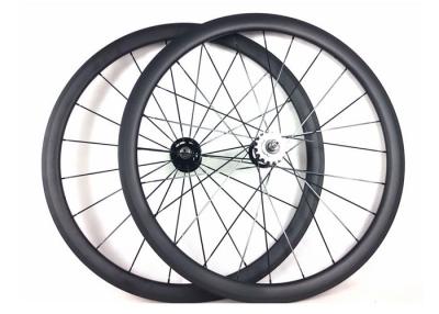China Las ruedas de ciclo T700, carbono 38m m del carbono tubular del remachador fijaron la rueda posterior 700c  en venta
