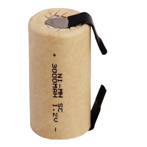 Quality Sub C Nimh Cell Power Tools Battery 3000mAh 1.2V 15C Nimh Battery for sale