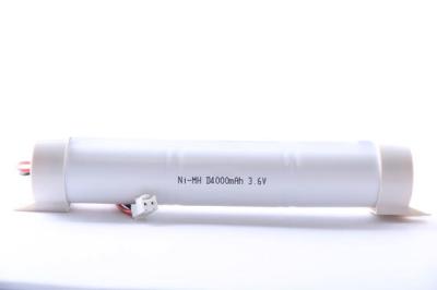 China 130g Emergency Lighting Battery Ni Mh D4000mAh 3.6V for Security Systems for sale
