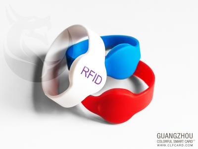 China Cheapest waterproof rfid silicone bracelet for sale