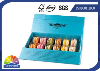 China Eco-friendy Cardboard Gift Box for Macarons / Fancy Paper Dessert Gift Packaging Boxes for sale