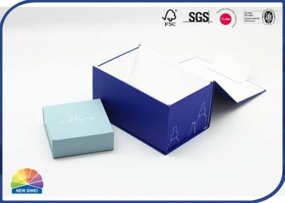 China Gloss Varnishing Hinged Lid Gift Box Kraft Paper Customized CMYK Printing for sale