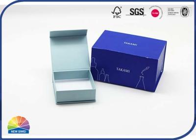 China Gloss Varnishing Hinged Lid Gift Box Kraft Paper Customized CMYK Printing for sale