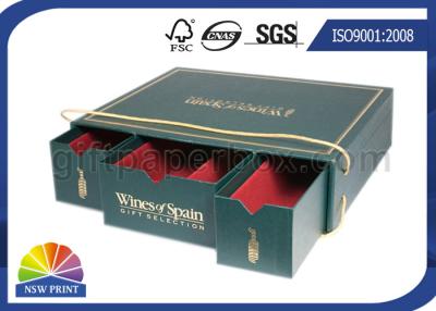 China Wrapping Drawer Paper Box , Luxury Paper Box Various Thickness Spot UV for sale