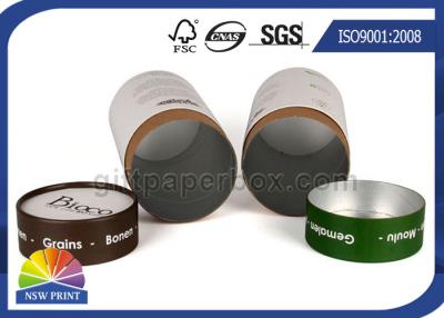 China Aluminum Foiling Inside Paper Packaging Tube / Cardboard Cylinder Packaging Box for sale