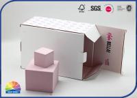 China Cosmetics Matt Lamination Corrugated Packaging Box Customized Logo Print for sale