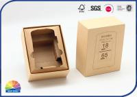 China Lamps Electronics Packaging Paper Gift Box With EPE Foam Tray for sale