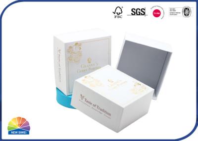 China Necklace Ring Paper Gift Box Packing Cardboard Thickness Gold Hot Foil Stamping for sale