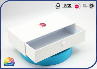 China Customized Logo 1C Printed Luxury Drawer Paper Box Matte Lamination for sale