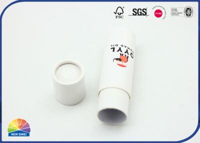 Grabado en relieve de tubo de empaquetado de papel impreso 4C de laminación mate de logotipo personalizado