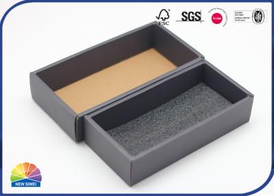 China Matte Black Corrugated Packaging Box Enviromental Friendly Boxes For 3C Accessories Packing for sale