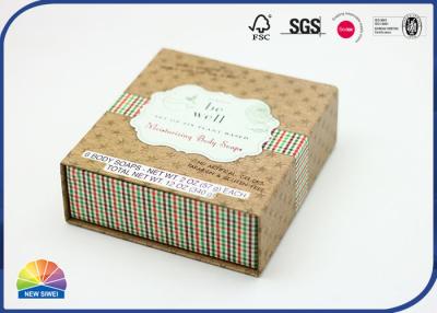 China Custom Size Hinged Lid Gift Box Matte Lamination For Soaps Little Gifts Packaging for sale