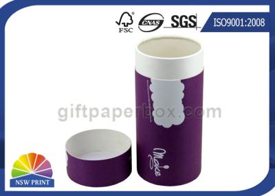 China Custom Paperboard Paper Packaging Tube , Fancy Round Paper Can Container for sale