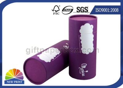 China Custom Paperboard Paper Packaging Tube , Fancy Round Paper Can Container for sale