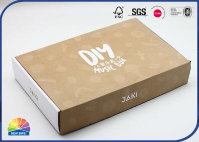 Matte Mailer Box Corrugated Paper impresso personalizado encaixota o pacote