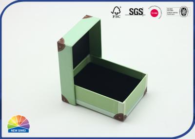 China Broschen-Geschenk-Papierverpackenkasten kundenspezifischer Logo Print With Sponge Insert zu verkaufen