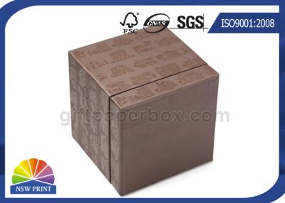 China Soy Ink Printing Chipboard Box Packaging Front Window 3-Piece Rigid Gift Box for sale