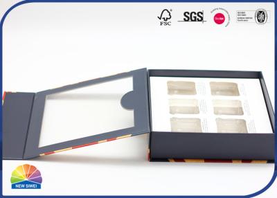中国 目に見えるプラスチック フィルム フリップふた挿入物が付いているペーパー印刷された箱のパッケージ 販売のため