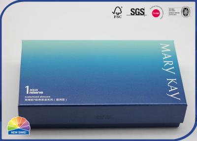 중국 pet제 기포와 맞춘 인쇄 페이퍼 선물 상자 특별한 Eco 우호적 청색 판매용