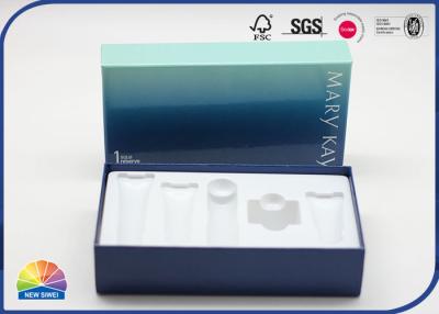 中国 ペット泡が付いている印刷紙のギフト用の箱の特別なEcoの注文の友好的な青 販売のため