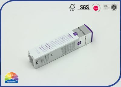 Eye Cream Packaging Folding Box Silver Paper Reverse Uv Coating