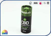 China CBD Ejuice Cannabidiol Packaging Matte Round Packaging Tubes for sale