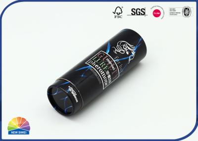 China Glossy Lamination Packaging Paper Tube Silver Stamping for sale
