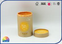 China Matte Lamination Recyclable Kraft Cylinder Container Pack Tea for sale