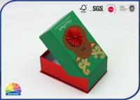 China Clamshell 3D Pattern Glued Hinged Lid Gift Paper Box Packaging for sale