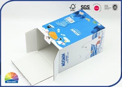 China Glossy Lamination Printed Corrugated Box Night Light Packaging for sale