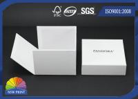 China Custom Logo Printed Paper Jewelry Box / Jewellery Gift Boxes / White Jewelry Packaging Boxes for sale