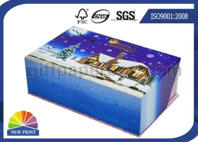 Cina Stampa rigida del contenitore di carta di regalo del sapone della copertura superiore del cartone per la promozione di Natale in vendita