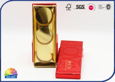 Cina Il punto 4C UV ha stampato il contenitore di regalo attuale con l'inserzione della carta di timbratura di oro in vendita