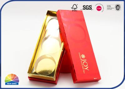Cina Il punto 4C UV ha stampato il contenitore di regalo attuale con l'inserzione della carta di timbratura di oro in vendita