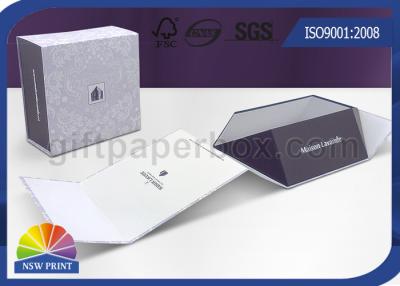 China Schwarze Matt-Laminierungs-faltbare Geschenkbox Druckluxus für Wein oder Kosmetik zu verkaufen