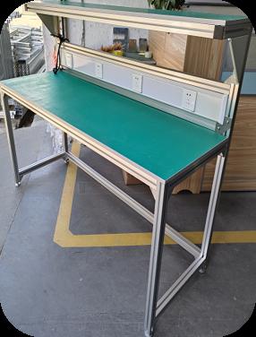 Lean pipe workbench/Assembly line