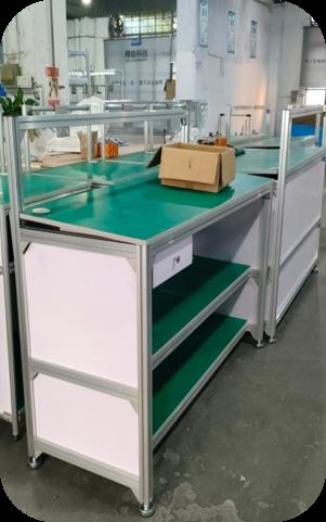 Lean pipe workbench/Assembly line