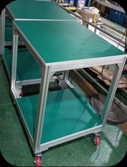 Trolley/Lean pipe workbench/Assembly line