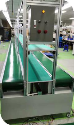 China Drie rijen assemblagelijn Gordelconveyor Hoog vermogen voor de verwerkende industrie Te koop