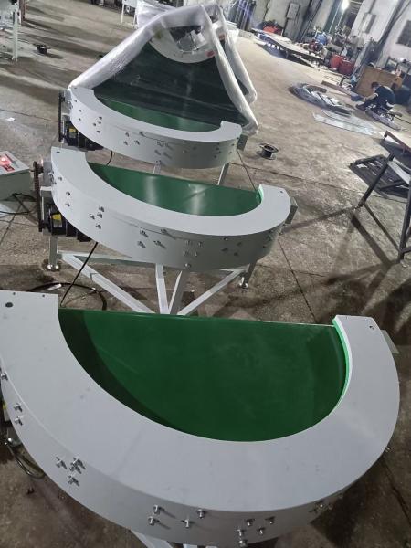 Partner di produzione industriale Giratore personalizzabile a cinghia con raggio di rotazione R500 R2000mm e larghezza cinghia personalizzata