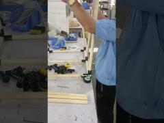 Carrinho de caminhão de plataforma flexível Carrinho de armazenamento de aço inoxidável com rodas silenciosas de 6 polegadas