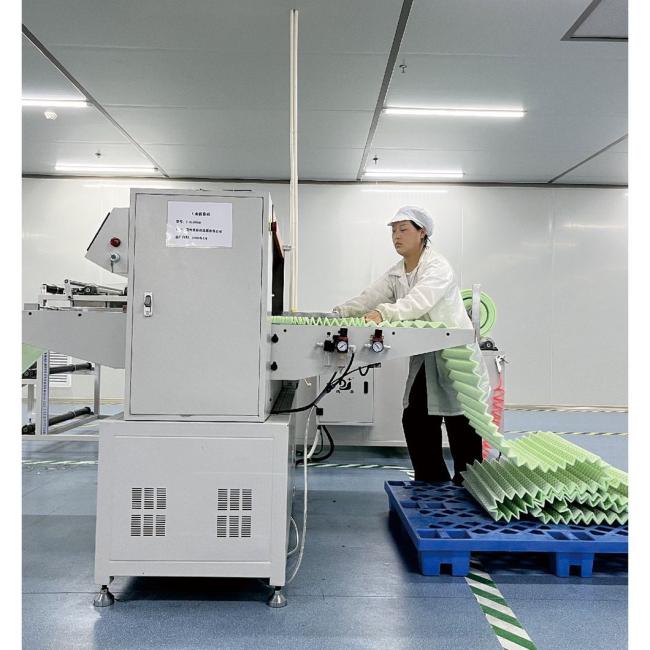 PTFE filter element installed in ventilation system