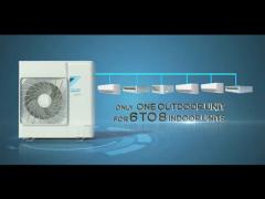 Residential Commercial  Vrf Multi Split System Vrv Ac Unit 18.8 SEER
