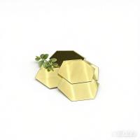 China 0.9mm Premium Gold Acrylic Mirror Board Shatterproof Durable Acrylic Mirror Panel for Indoor Outdoor Use for sale