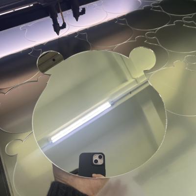 China Premium Acrylic Laser Cut Animal Art Mirror manufacturer acrylic mirror for sale
