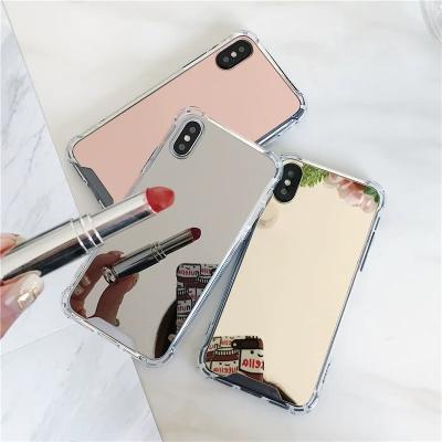 China Factory Custom Shockproof Luxury Design PC Material Mirror for Phone Case 14/13/12/11 Pro Max/13 Mini for sale