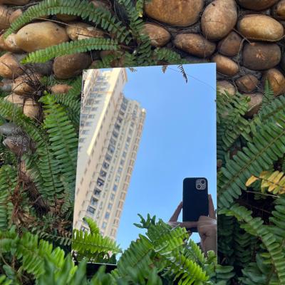 China Factory Wholesale Silver And Gold PS Polystyrene Plastic Mirror Sheet, Custom Size Mirror Panel for Ceiling Decoration for sale